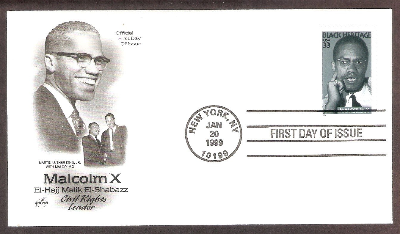 Malcolm X, Civil Rights Leader, Black History, First Issue USA