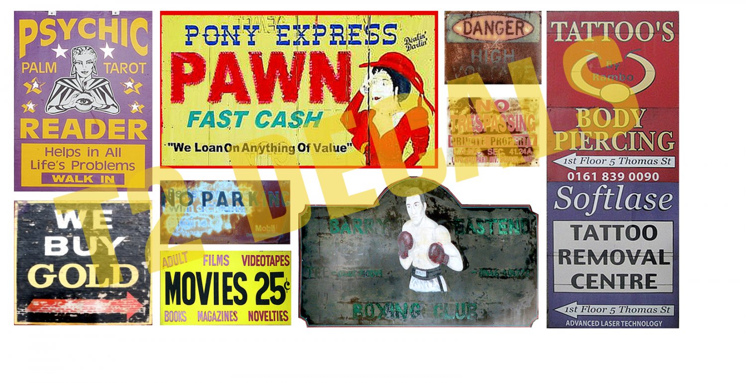 HO Scale Skid Row Decals #6
