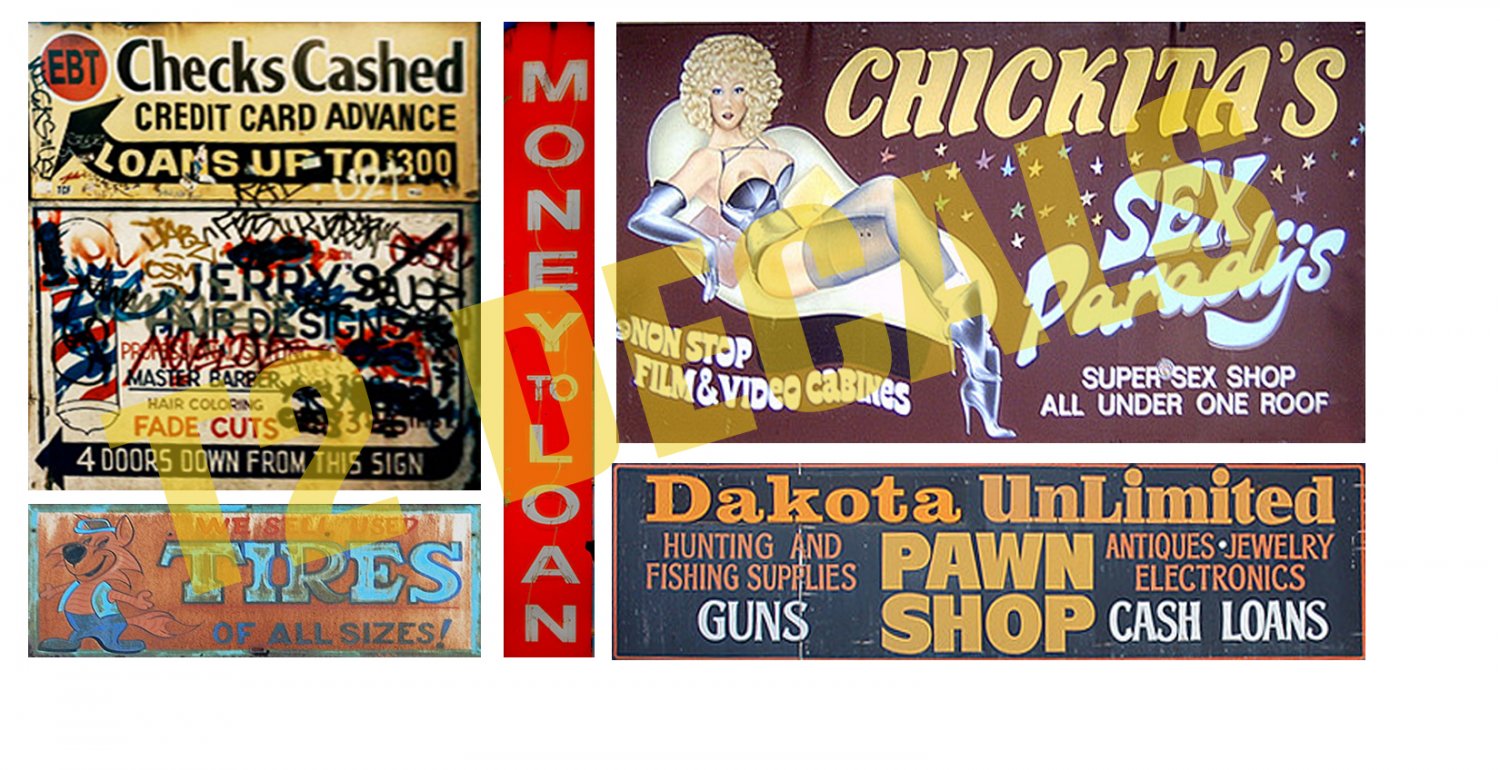 HO Scale Skid Row Decals #1