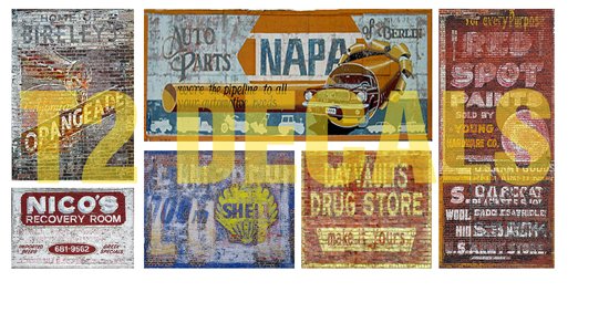 N Scale Ghost Sign Decals #21