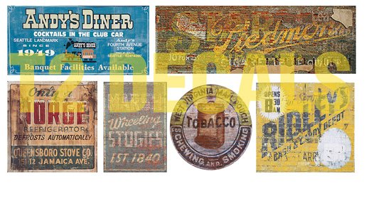 N Scale Ghost Sign Decals #25