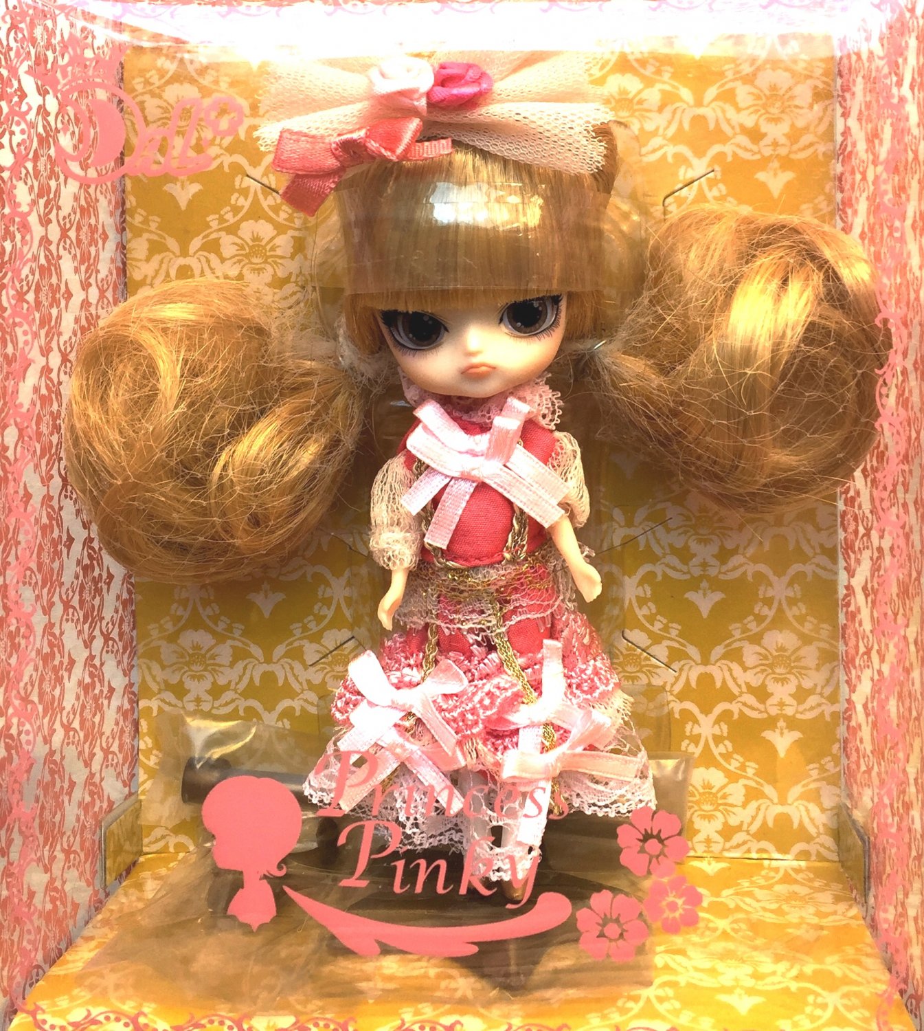Cute Little Pullip Princess Pinky in Pink Dress 4.5 Inches Jun Planning