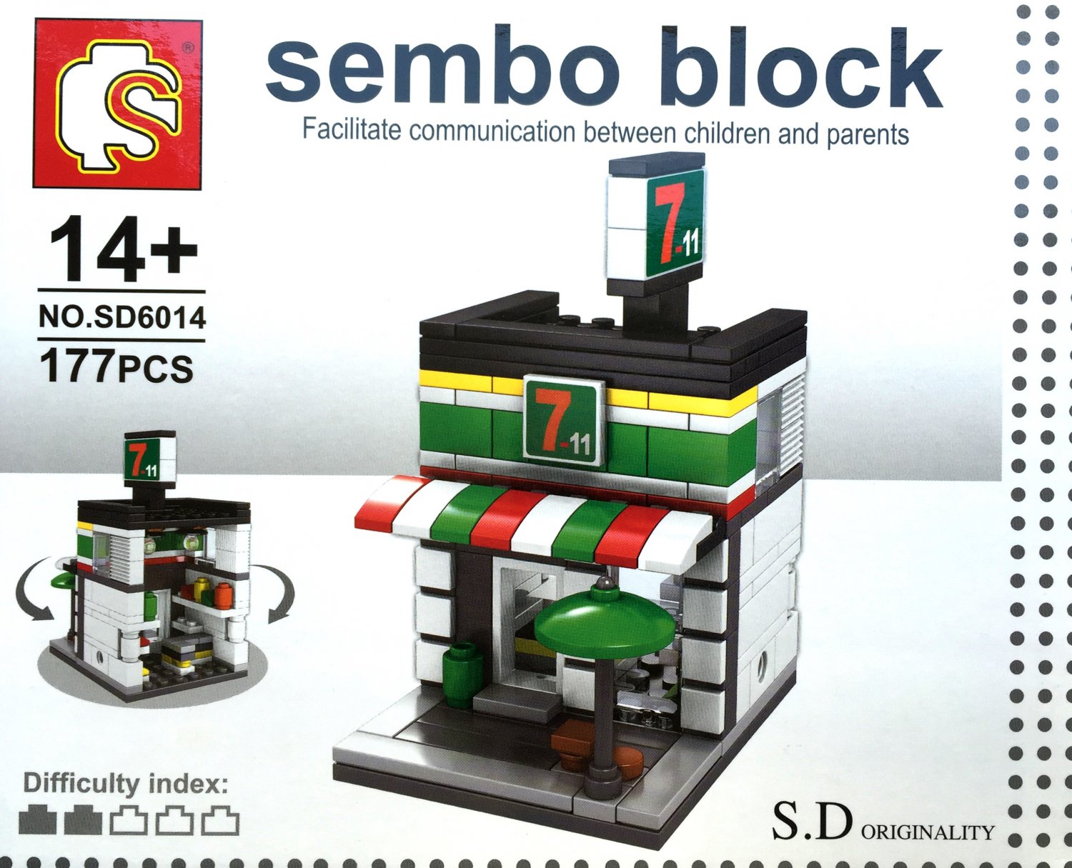 Sembo Block S.D Originality High Street Shop Series Two Stories ...
