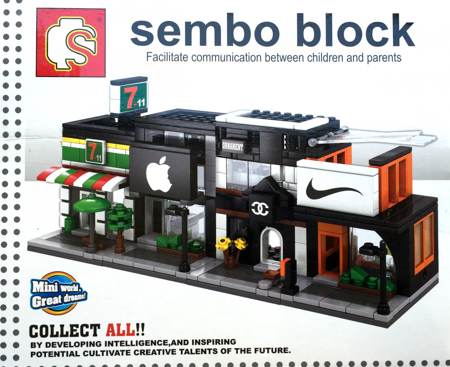 Sembo Block S.D Originality High Street Shop Series Two Stories ...