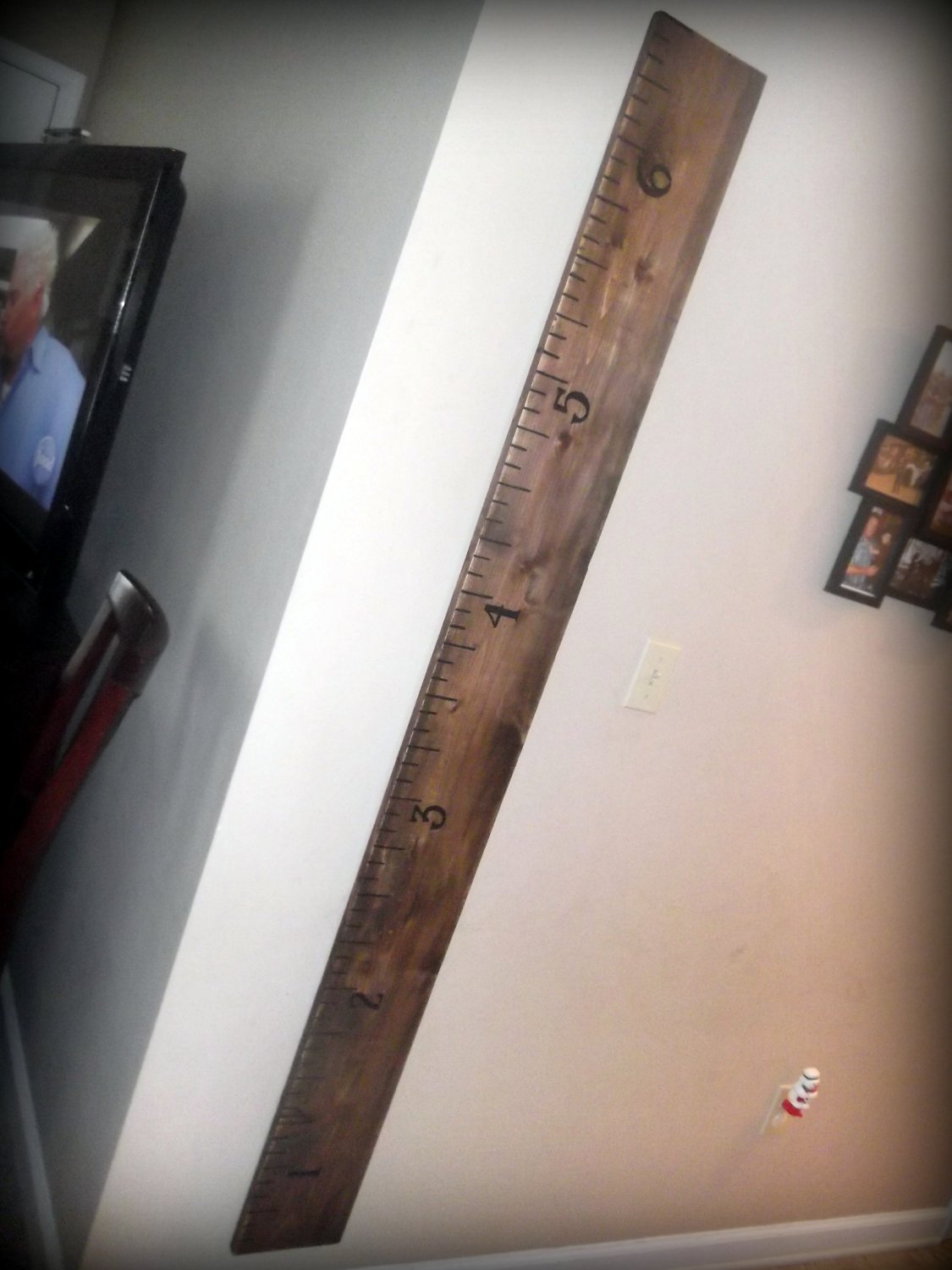 Oversized Ruler growth chart