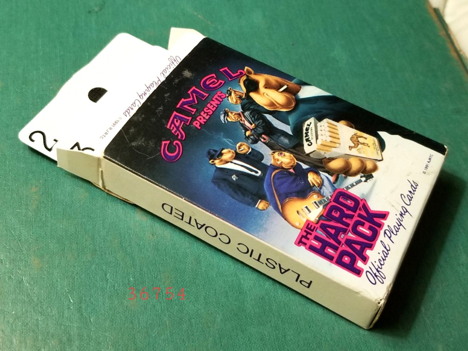 The Hard Pack Playing Cards Camel Single Poker Deck