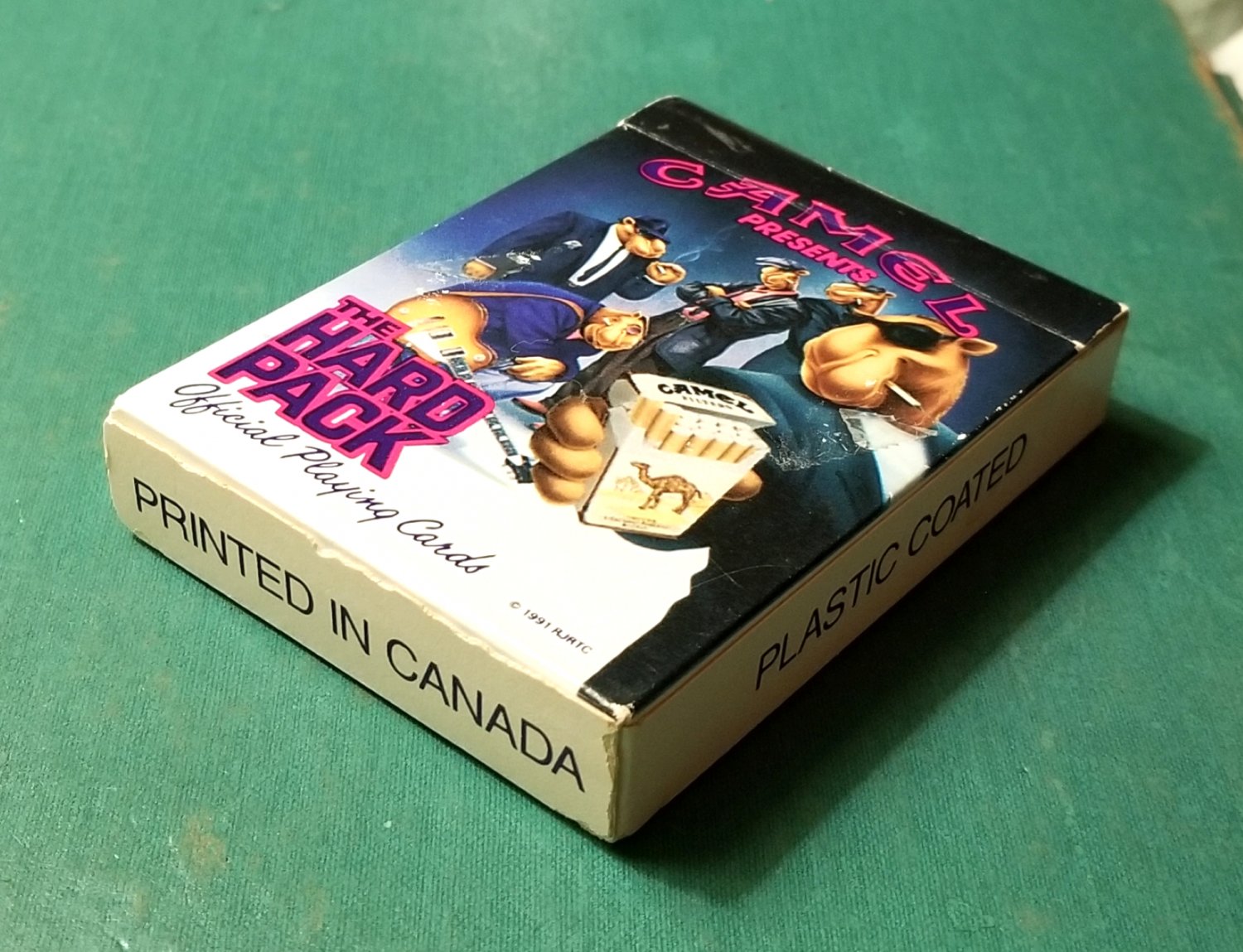 The Hard Pack Playing Cards Camel Single Poker Deck