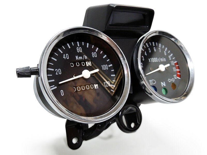 Suzuki GN125 Brand New Replacement Speedometer and Tachometer and Gear ...