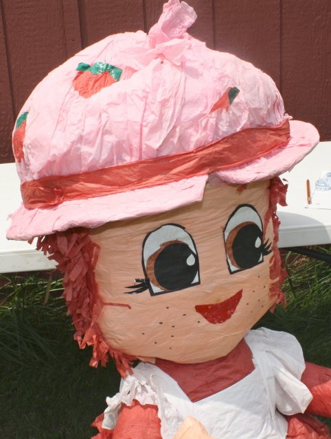 Huge Strawberry Shortcake Vintage Pinata 80's