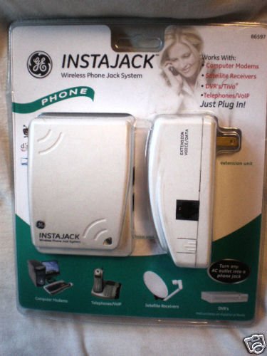 GE Instajack Wireless Phone Jack Phoneline System 86597