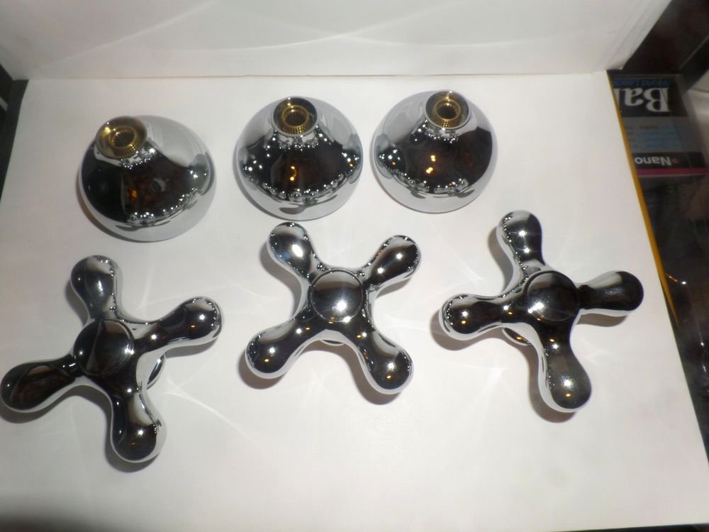 AMERICAN STANDARD Amarilis Jasmine 3 Metal Cross Handle Kit 0000453.002 ...