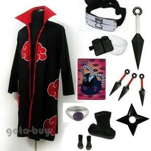 Naruto Akatsuki cloak Sasori Cosplay Costume