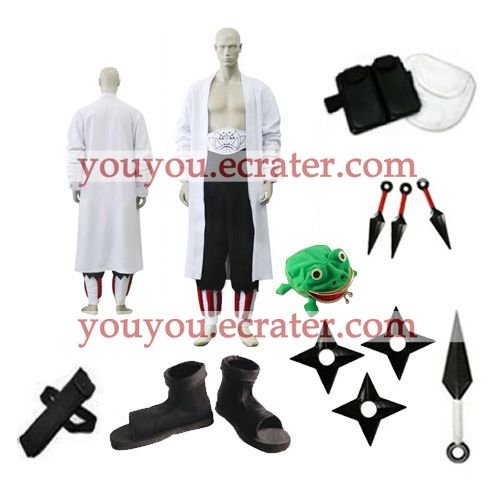 Naruto Raikage Cosplay Costume set
