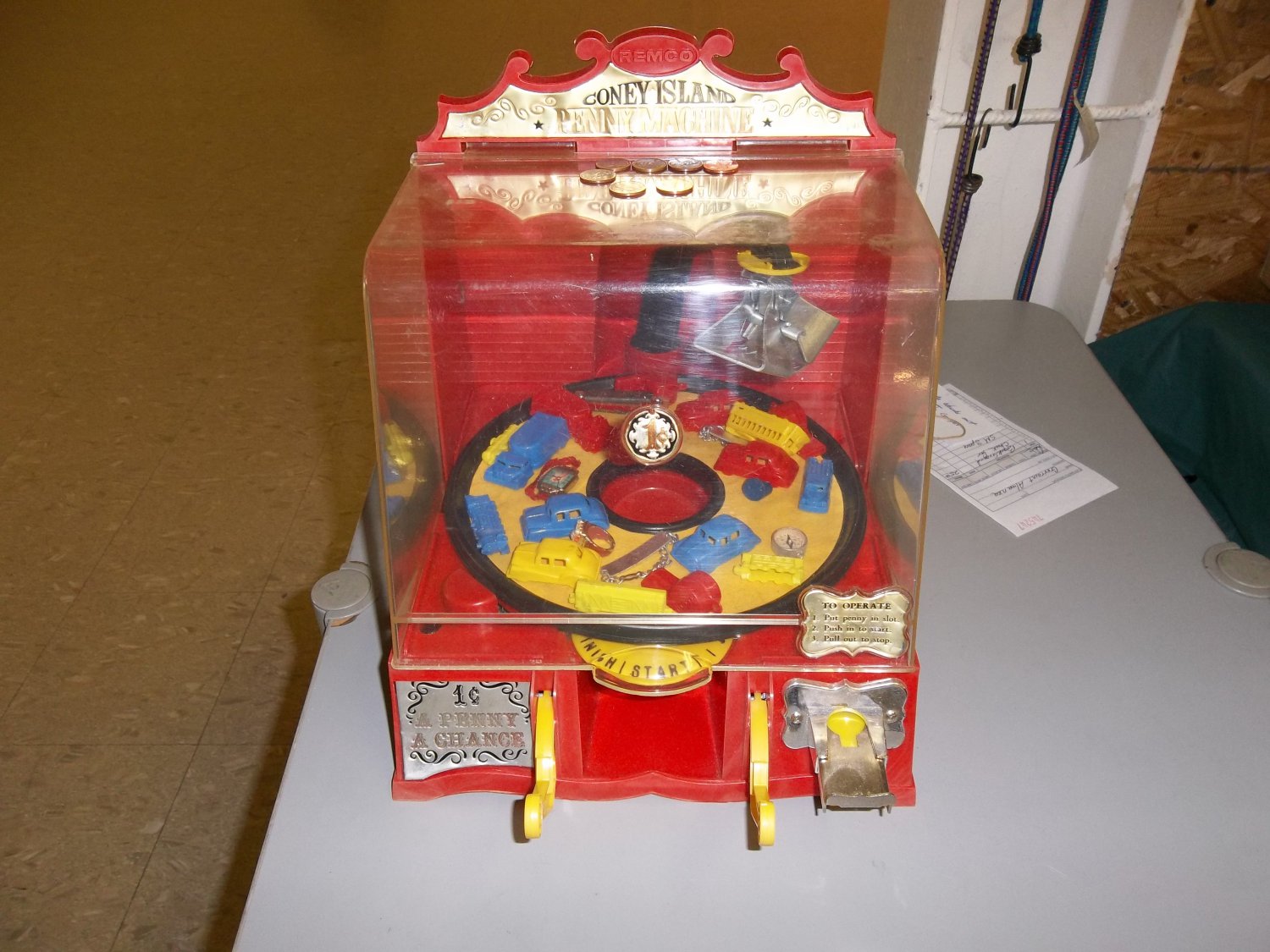 Coney Island Penny Machine