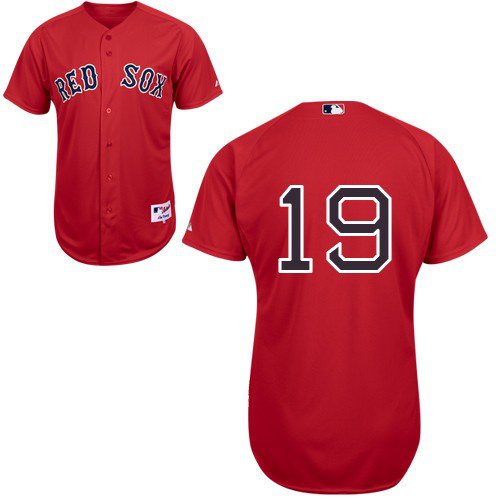 Majestic Boston Red Sox 19# Josh Beckett Red Baselball Jersey -Free ...