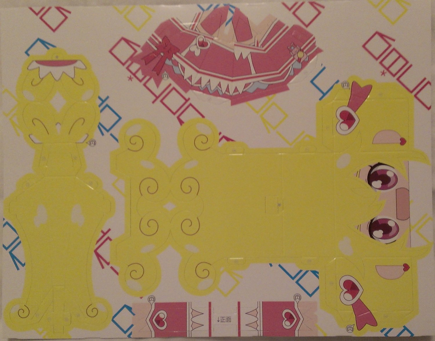 Doki Doki Precure Promo Papercraft Graphig #302-306 Figure Set of 5