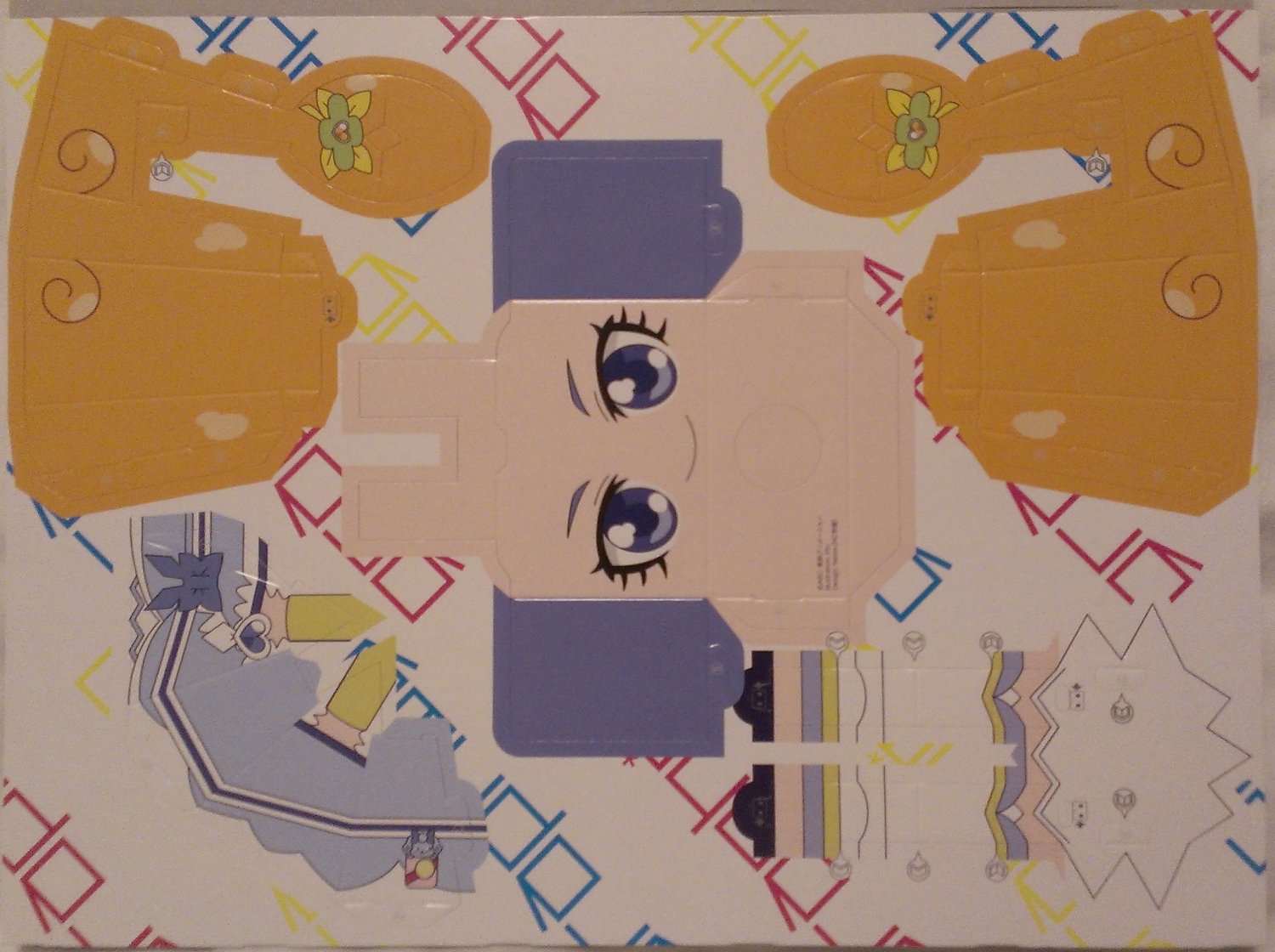 Doki Doki Precure Promo Papercraft Graphig #302-306 Figure Set of 5