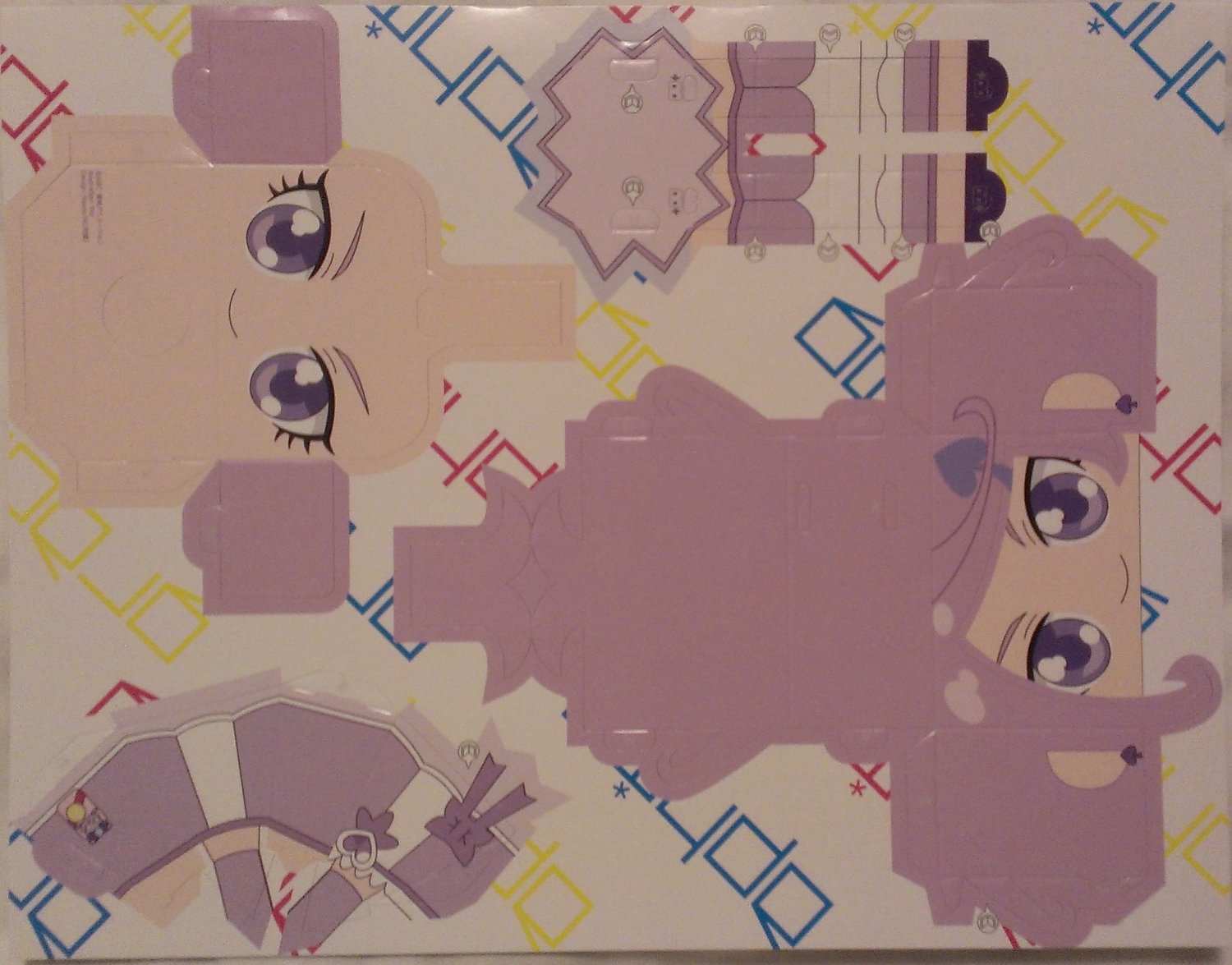 Doki Doki Precure Promo Papercraft Graphig #302-306 Figure Set of 5