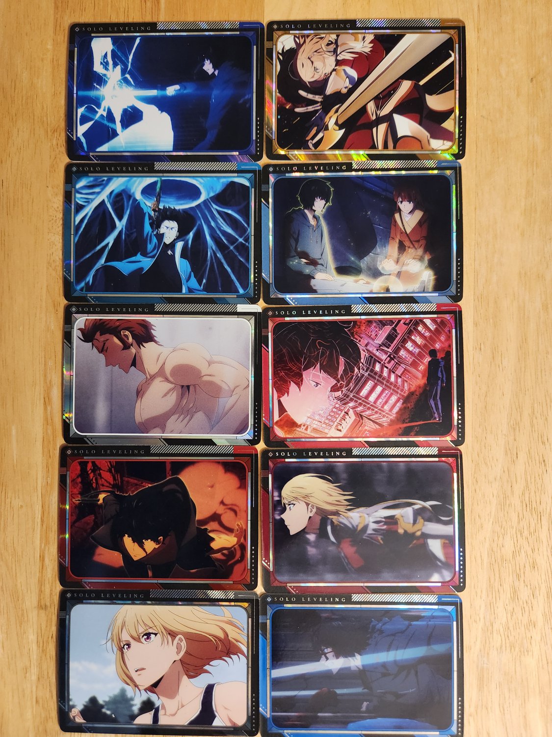 Solo Leveling Polaroid Trading Card Subet R 1-10