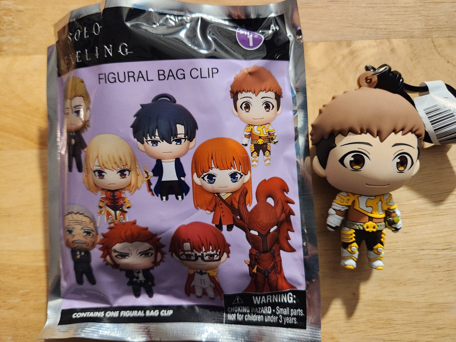 Solo Leveling Figural Bag Clip Yoo Jinho