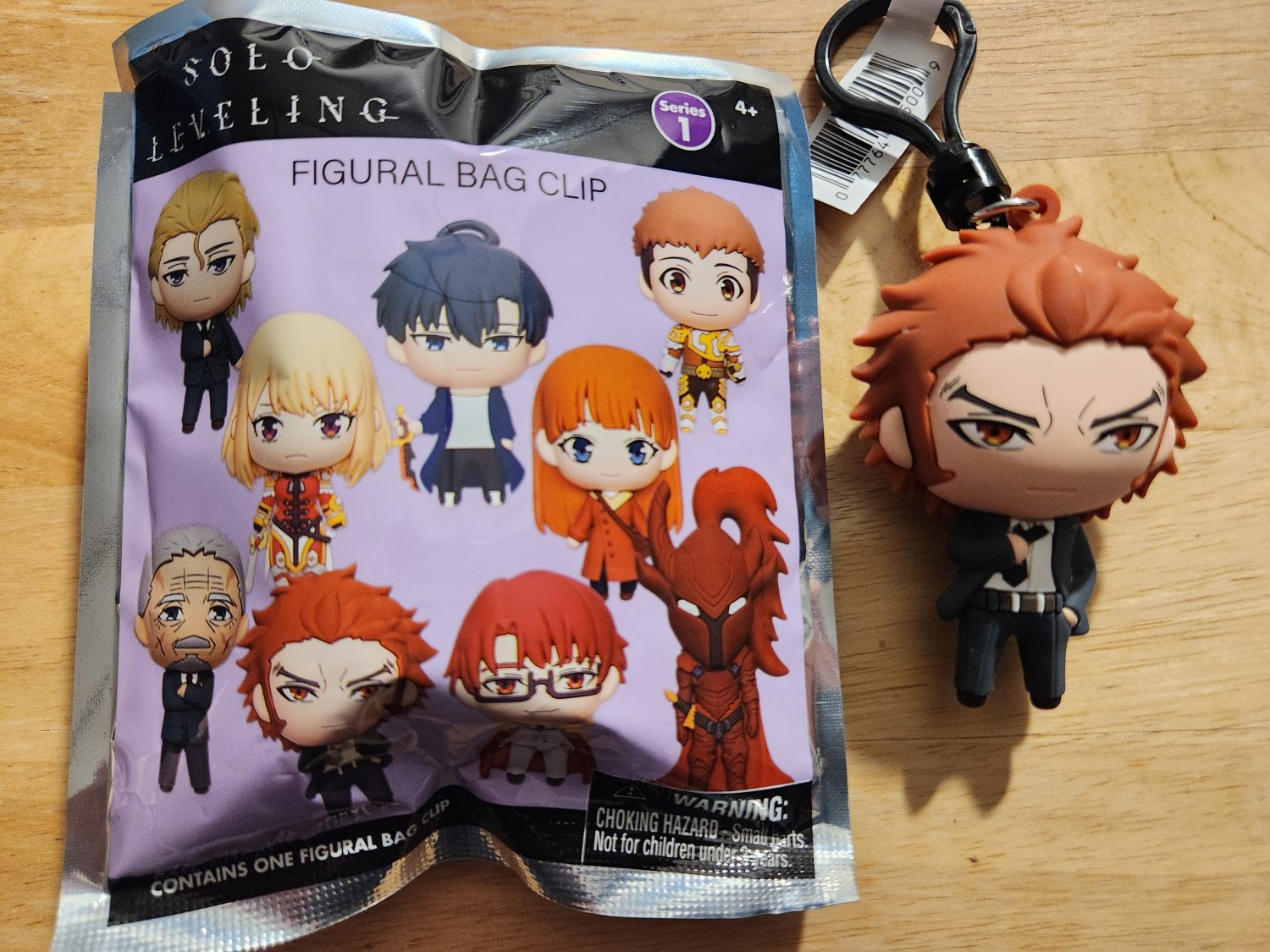 Solo Leveling Figural Bag Clip Baek Yoon-ho