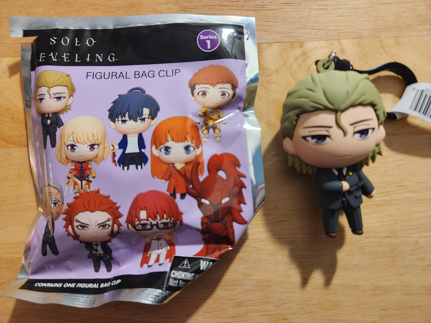 Solo Leveling Figural Bag Clip Woo Jinchul