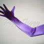 23" Purple Stretch Satin Bridal Wedding Dress Formal Party Prom Costume ...