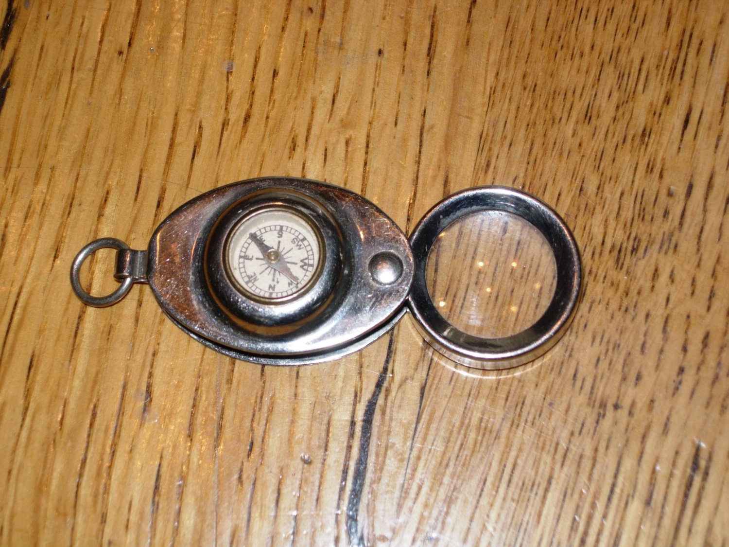 Testrite Folding Compass/Magnifying Glass Made in Gernmany
