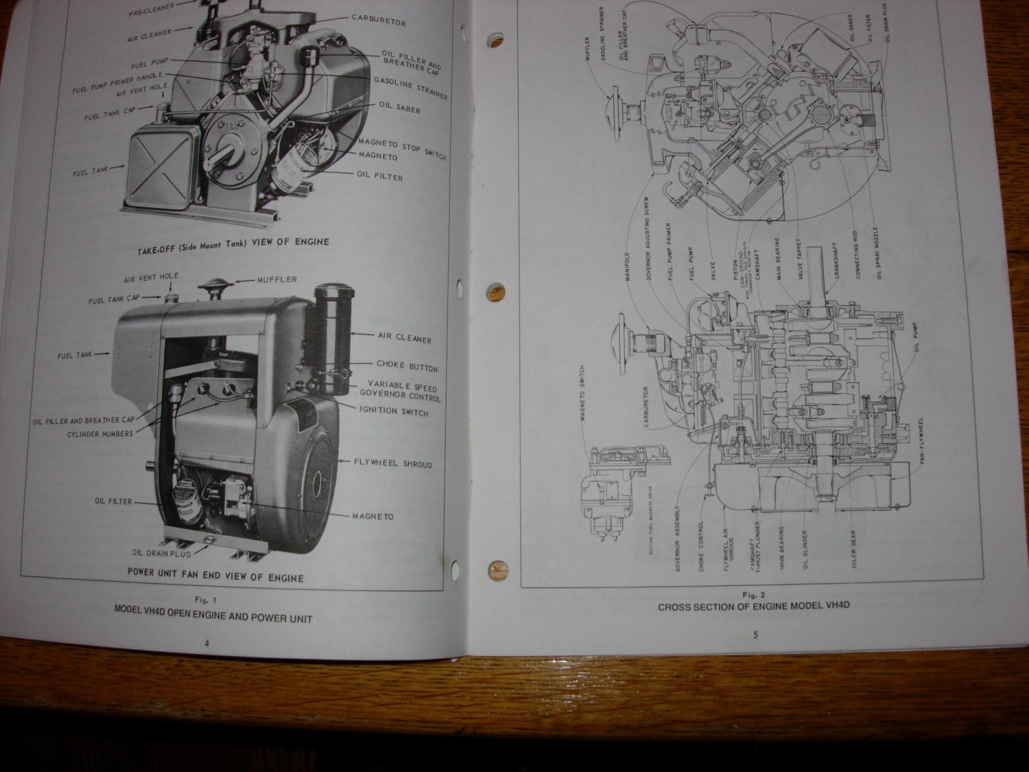 Wisconsin Engine Model VH4D Repair Manual