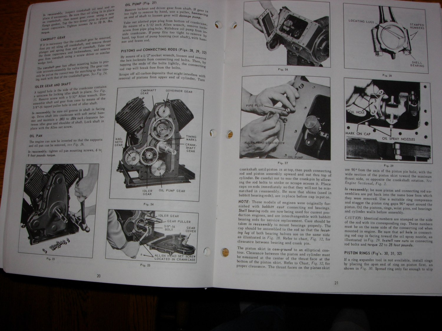 Wisconsin Engine Model VH4D Repair Manual