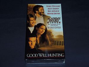 Good Will Hunting (VHS, 1998) Robin Williams Matt Damon Ben Affleck ...