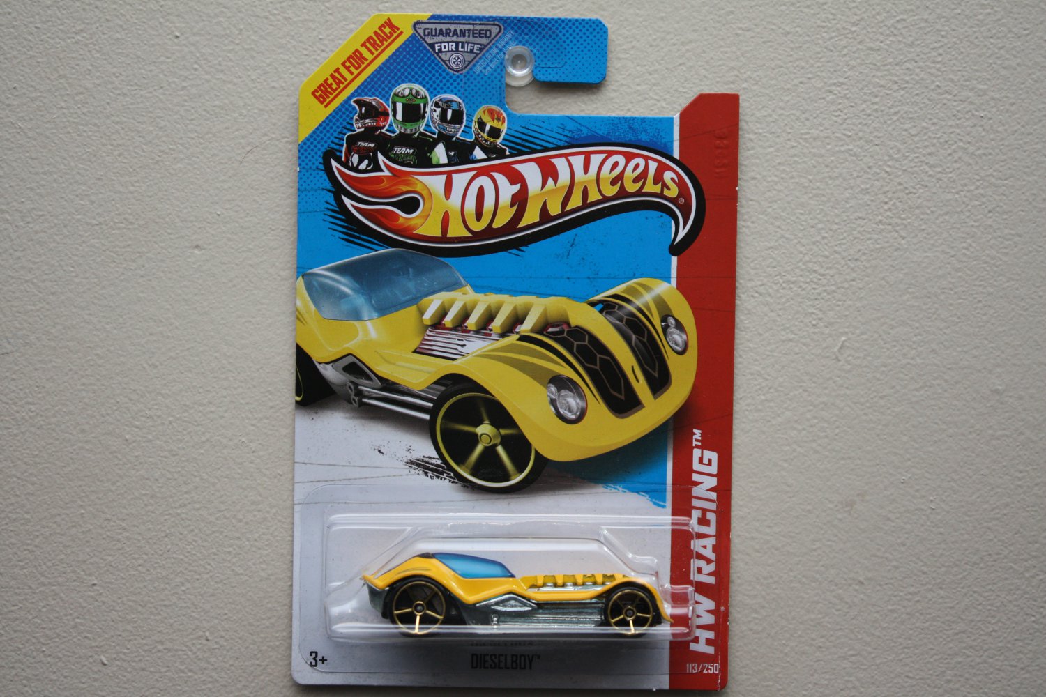 Hot Wheels 2013 HW Racing Dieselboy (yellow)