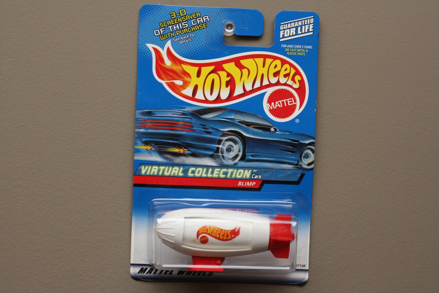 Hot Wheels 2000 Virtual Collection Cars Blimp (white)