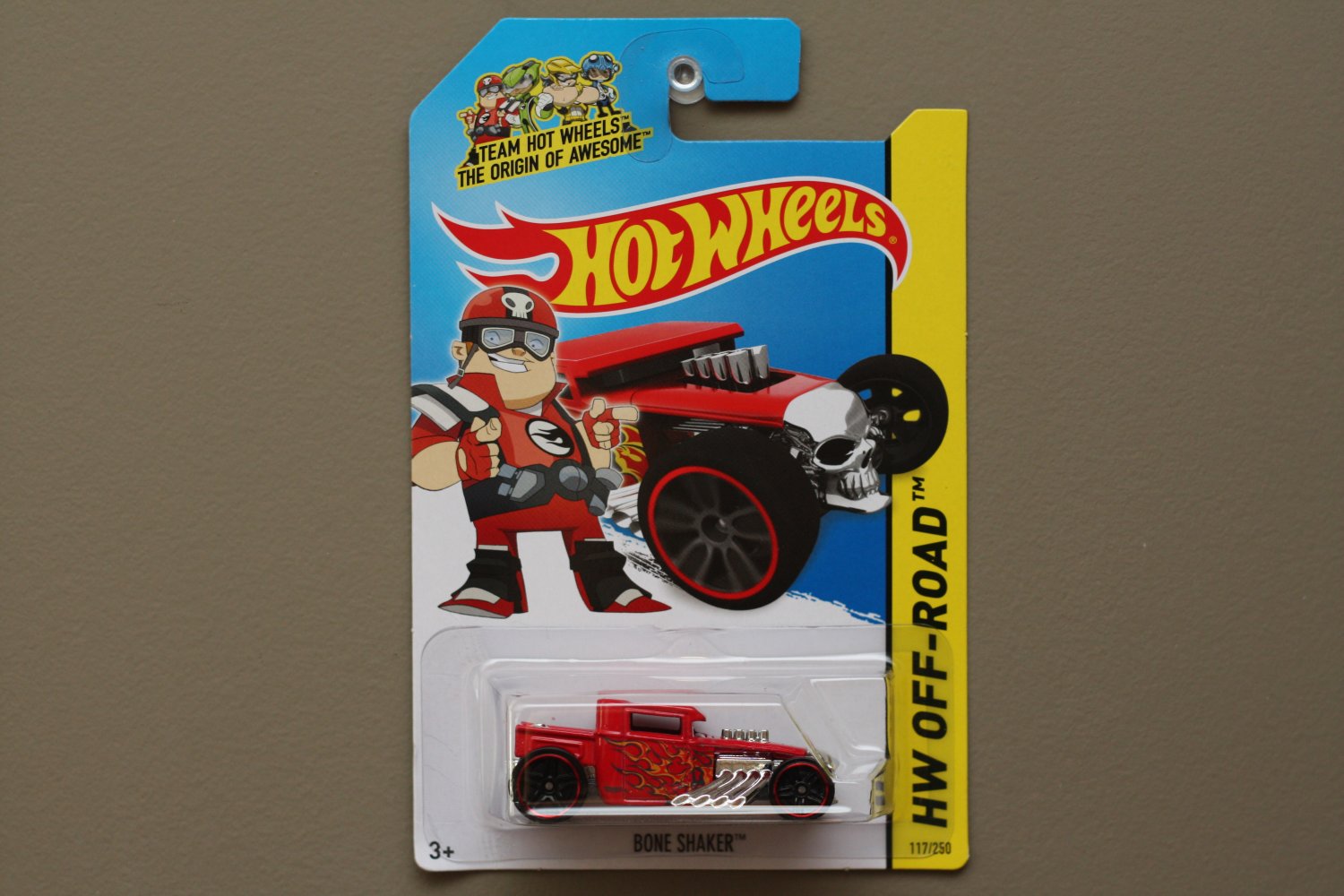 Hot Wheels 2014 HW Off-Road Bone Shaker (red)