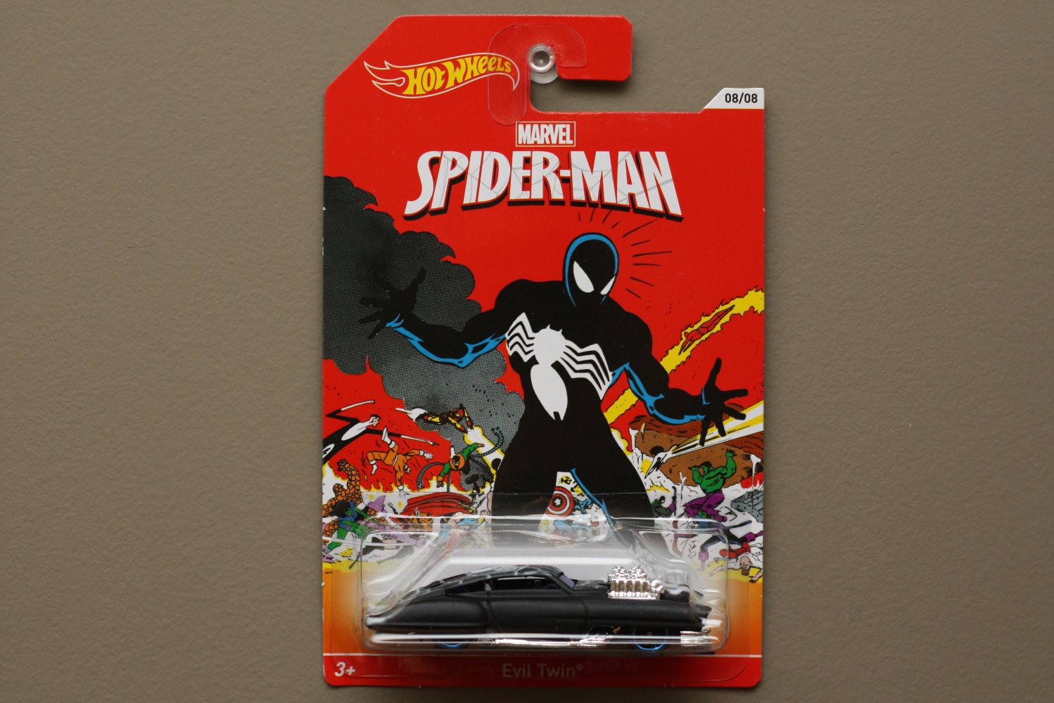 Hot Wheels 2014 Spider-Man Spiderman Evil Twin (#8/8)