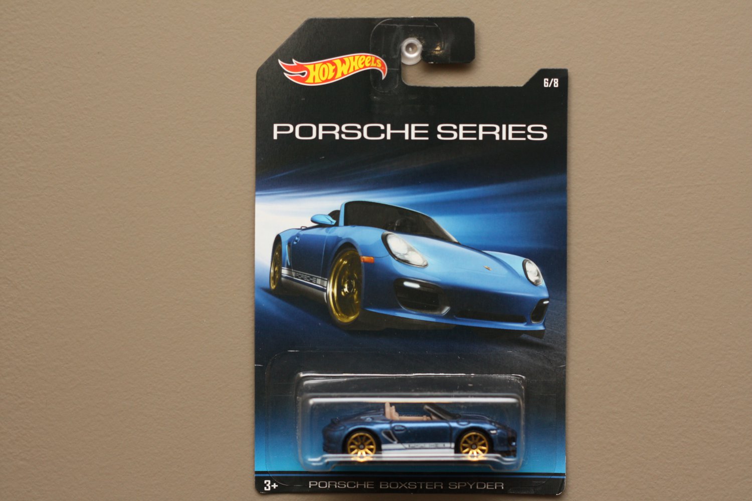 Hot Wheels 2015 Porsche Series Porsche Boxster Spyder (blue)