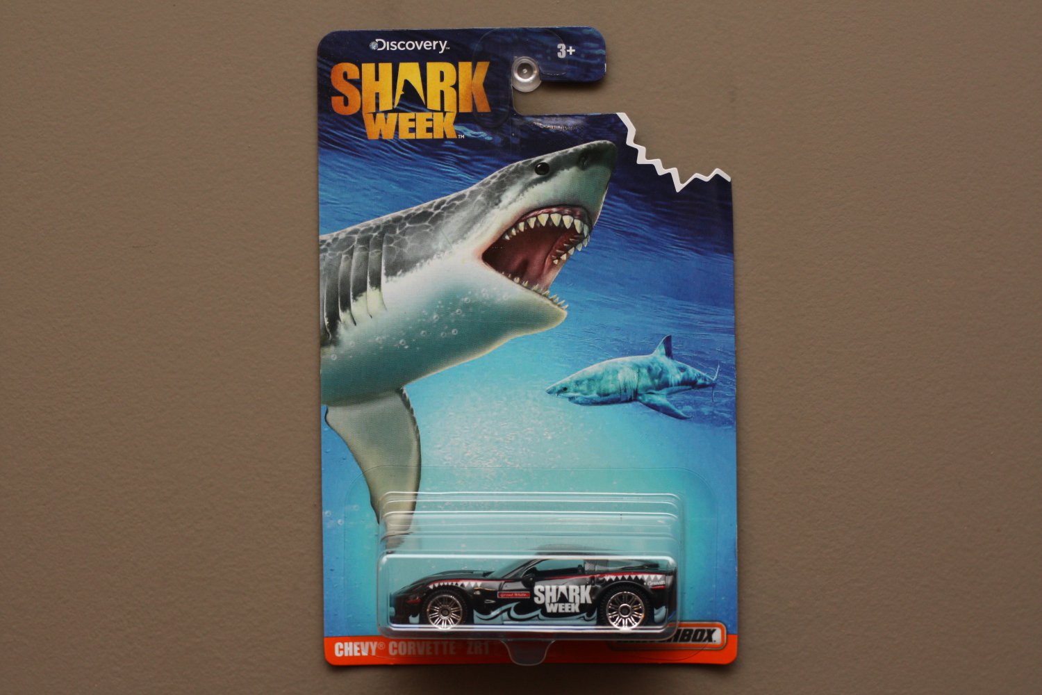 Matchbox 2016 Discovery Shark Week Chevy Corvette ZR1 (SEE CONDITION)