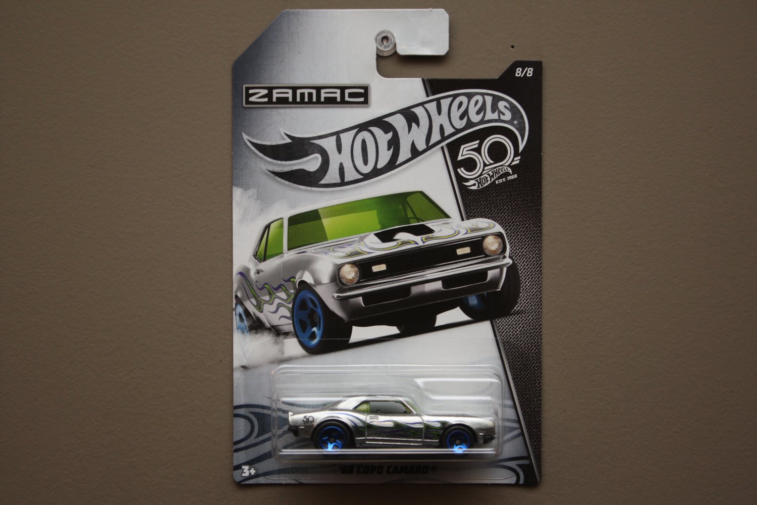 Hot Wheels 2018 50th Anniversary ZAMAC Series (COMPLETE SET OF 8)