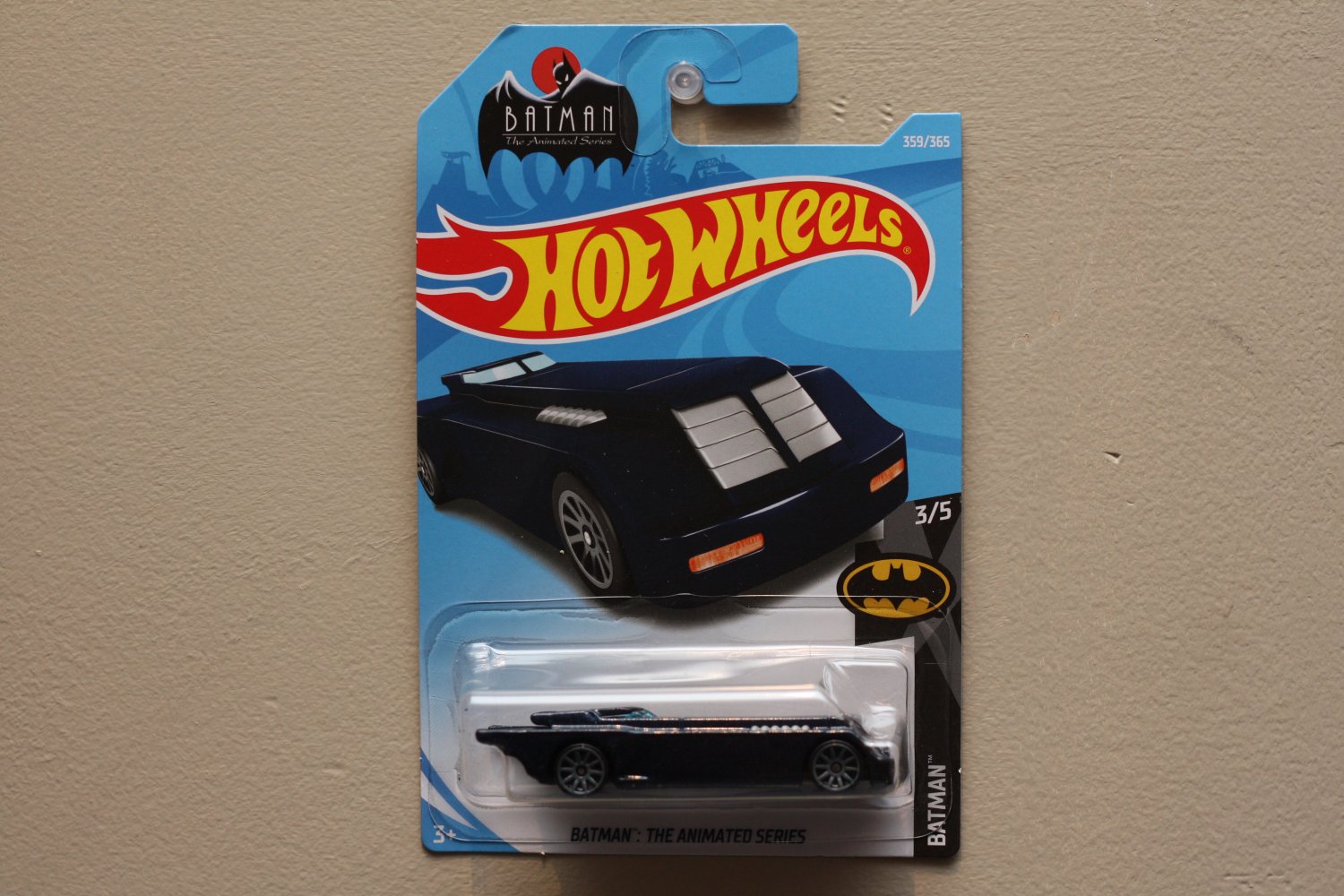 Hot Wheels 2018 Batman The Animated Series Batmobile (navy blue)