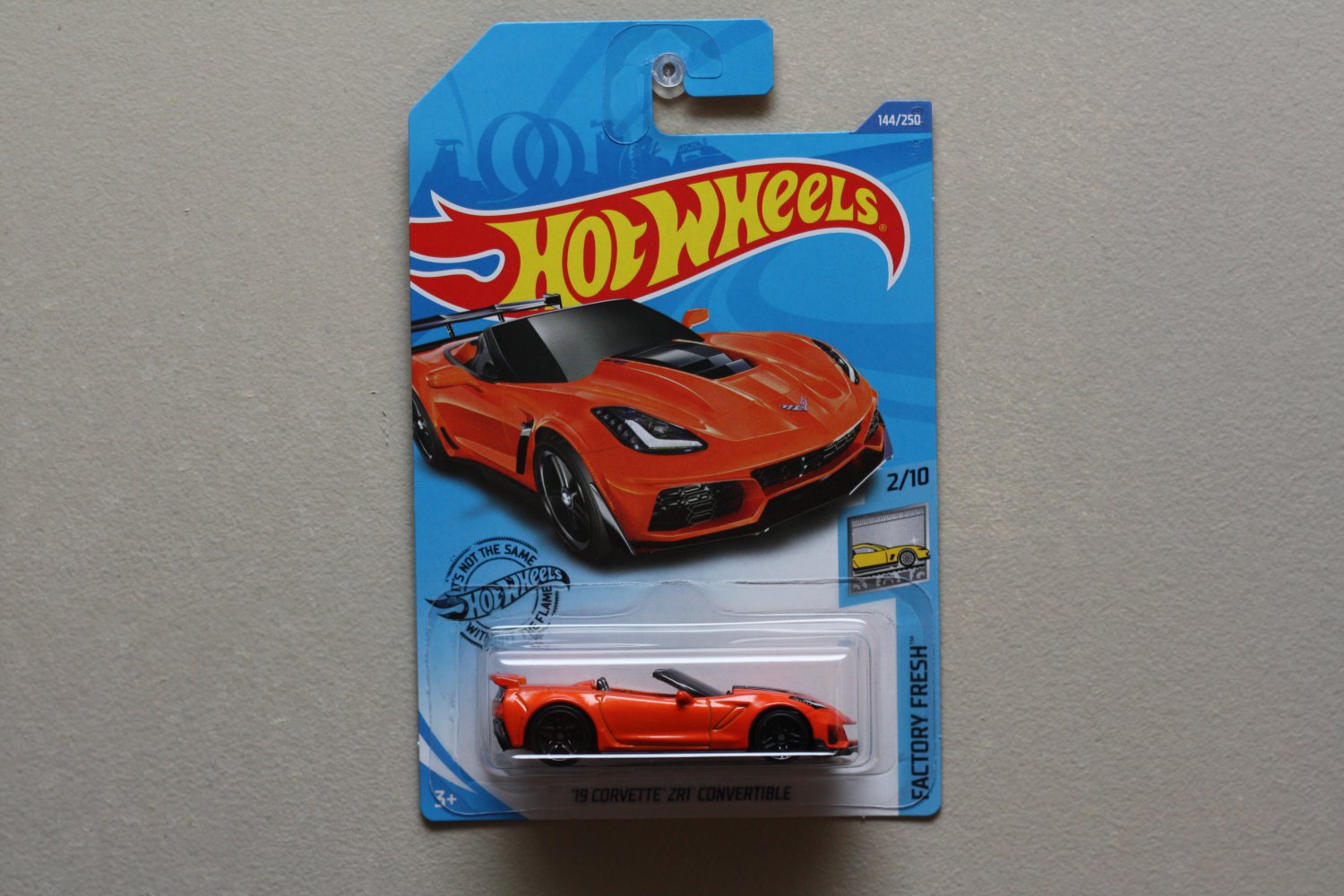 Hot Wheels 2020 Factory Fresh '19 Corvette ZR1 Convertible (orange)