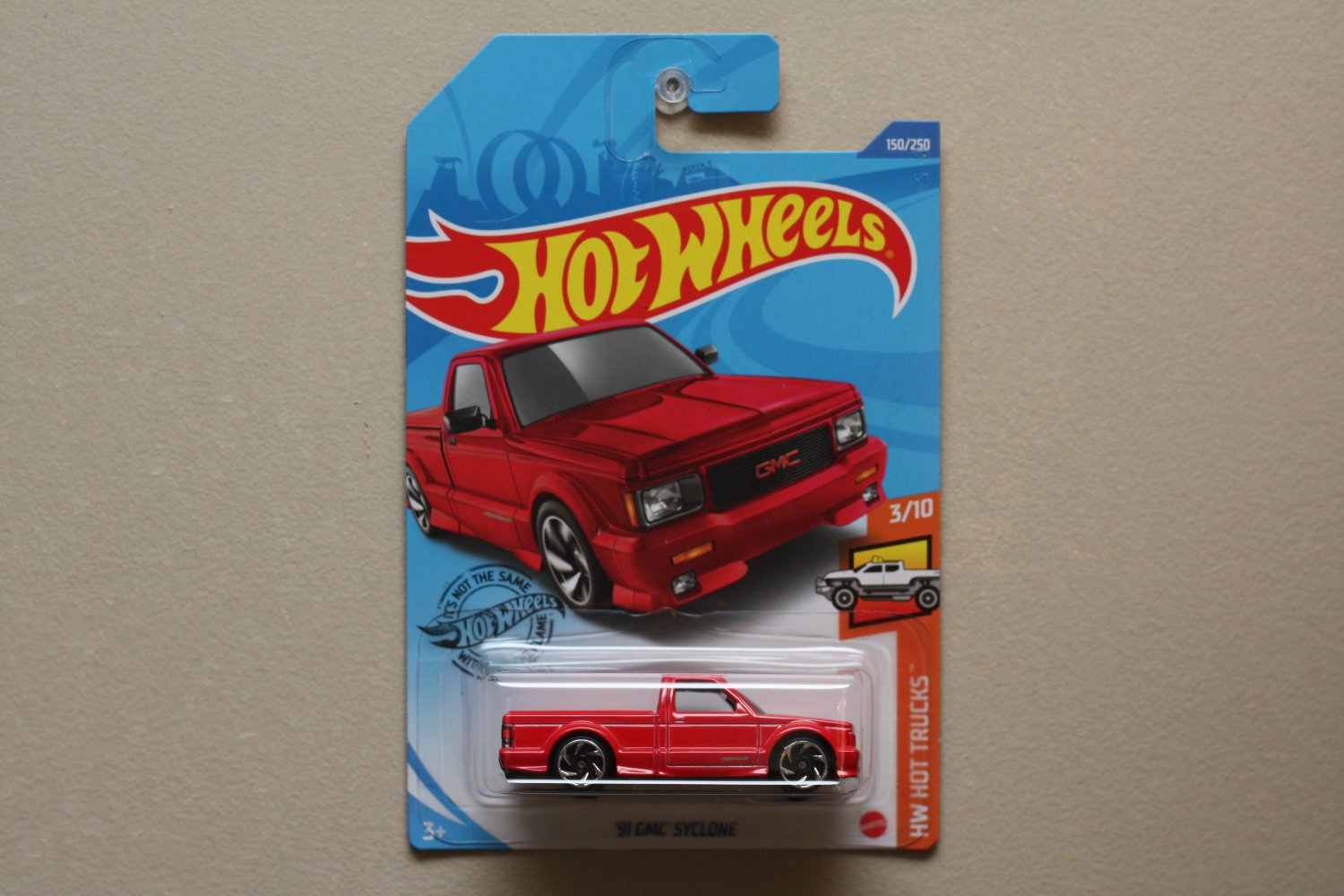 Hot Wheels 2020 HW Hot Trucks '91 GMC Syclone (red)