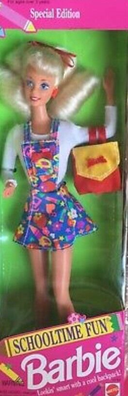 Mattel Schooltime Fun Barbie Doll Special Edition 1994 13741 NRFB Vintage