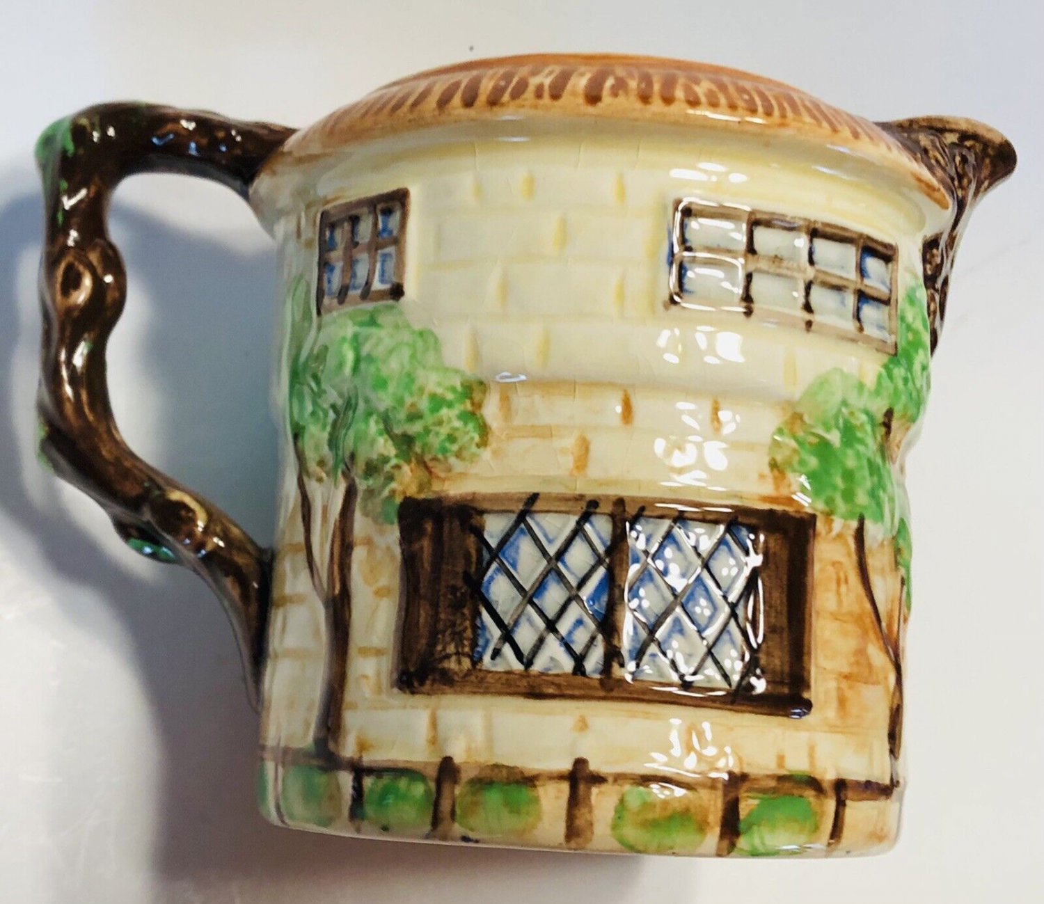 Beswick Ware Pitcher Handpainted Pottery Cottage Pattern 4.5" Tall ...