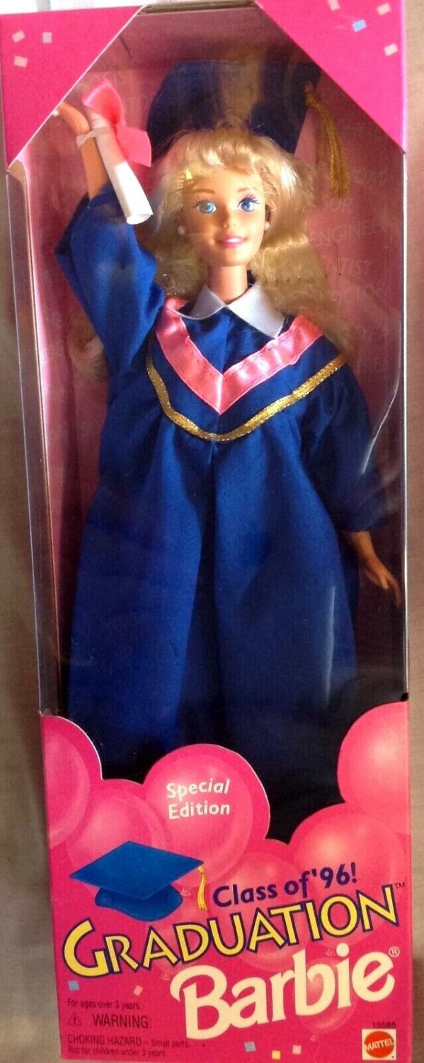 Mattel Barbie Doll Class of 1996 Graduation Special Edition 15585 New ...