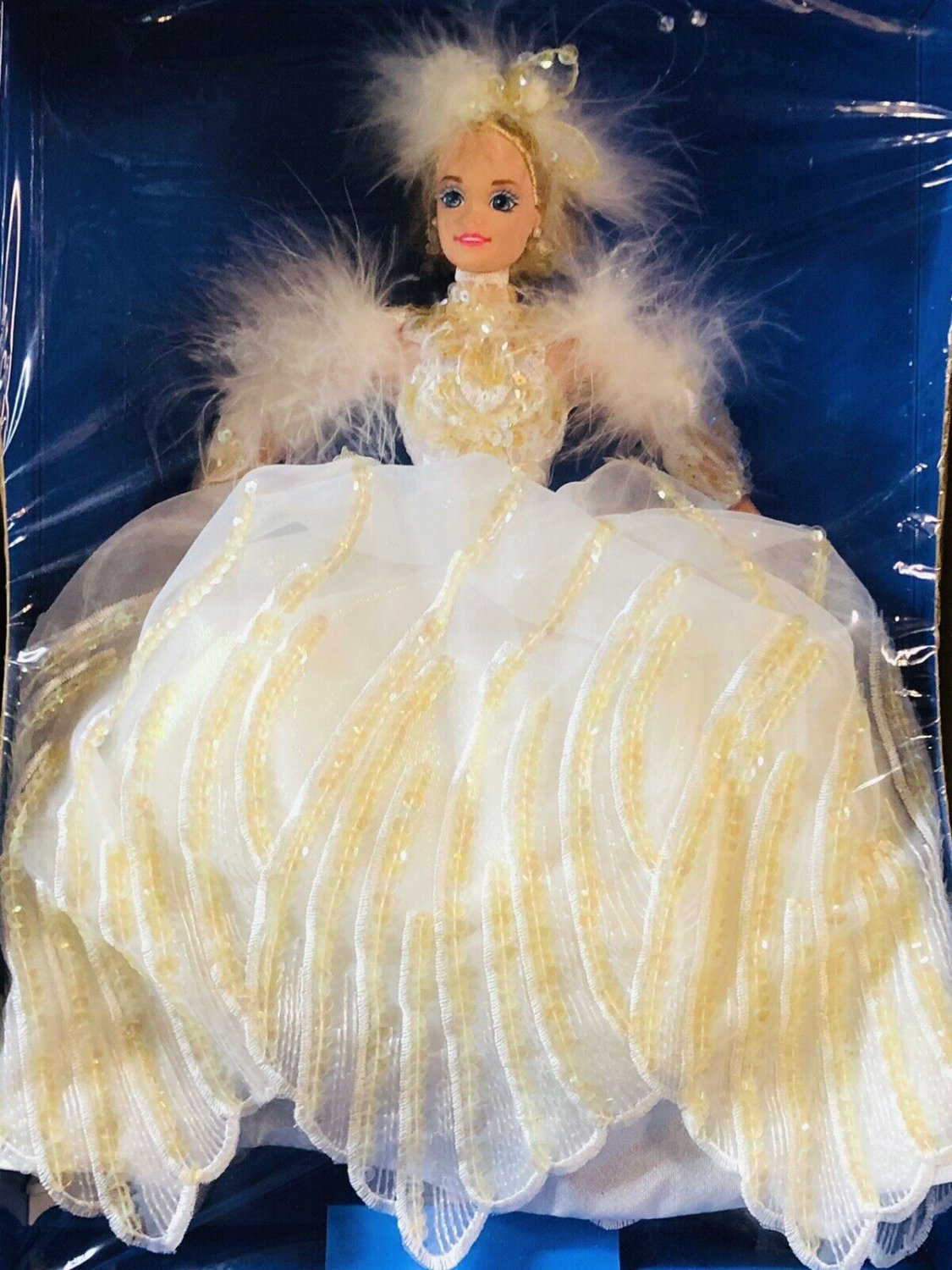 Mattel Snow Princess Barbie Doll 1994 Enchanted Seasons Collection ...