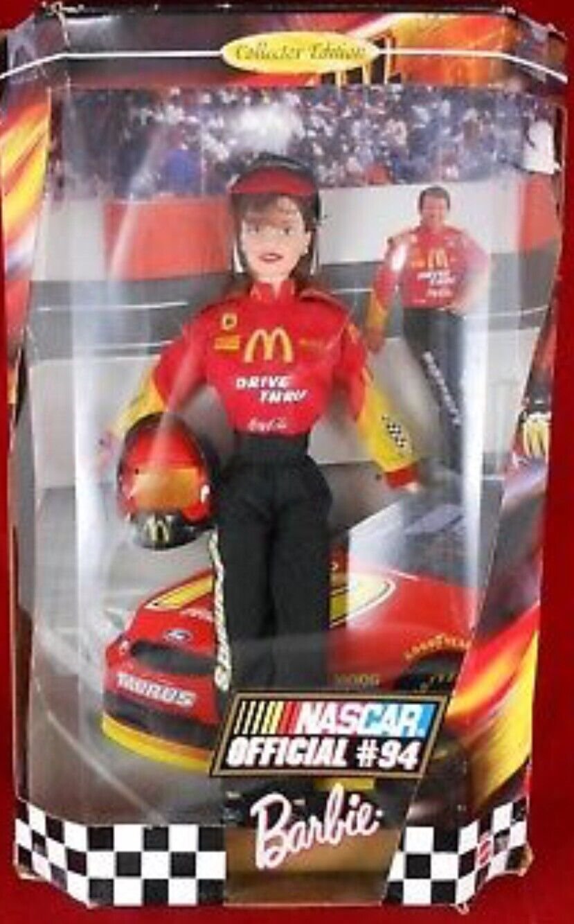 Mattel Barbie Doll NASCAR #94 Bill Elliott 1999 Collector Edition ...