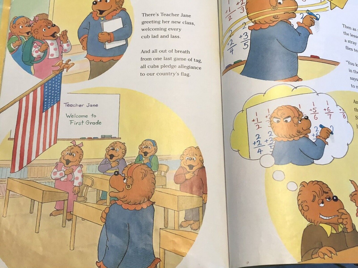 Go Back to School Berenstain Bears Hardcover Childrens Book