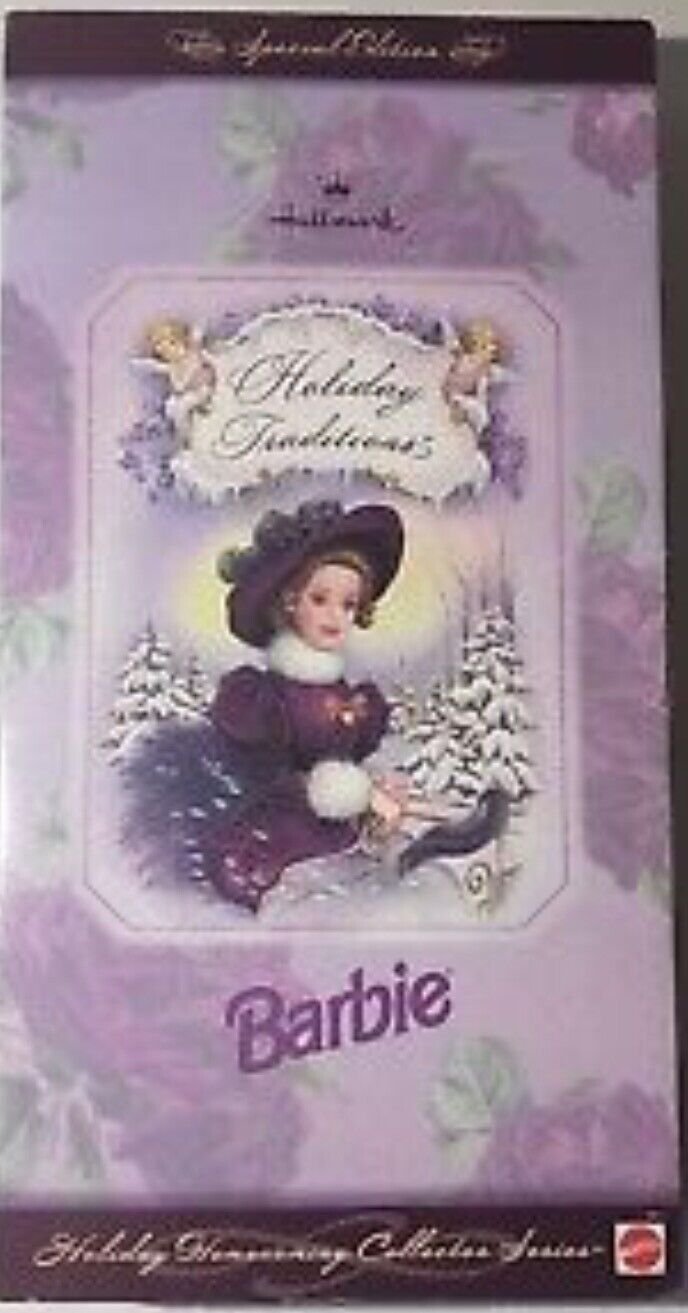 Mattel Hallmark Holiday Traditions Barbie Doll 17094 NRFB 1996 Christmas