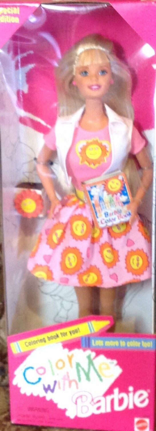 Mattel Barbie Doll Color With Me Special Edition #19047 NRFB 1997 New ...