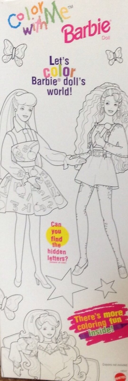 Mattel Barbie Doll Color With Me Special Edition #19047 NRFB 1997 New ...